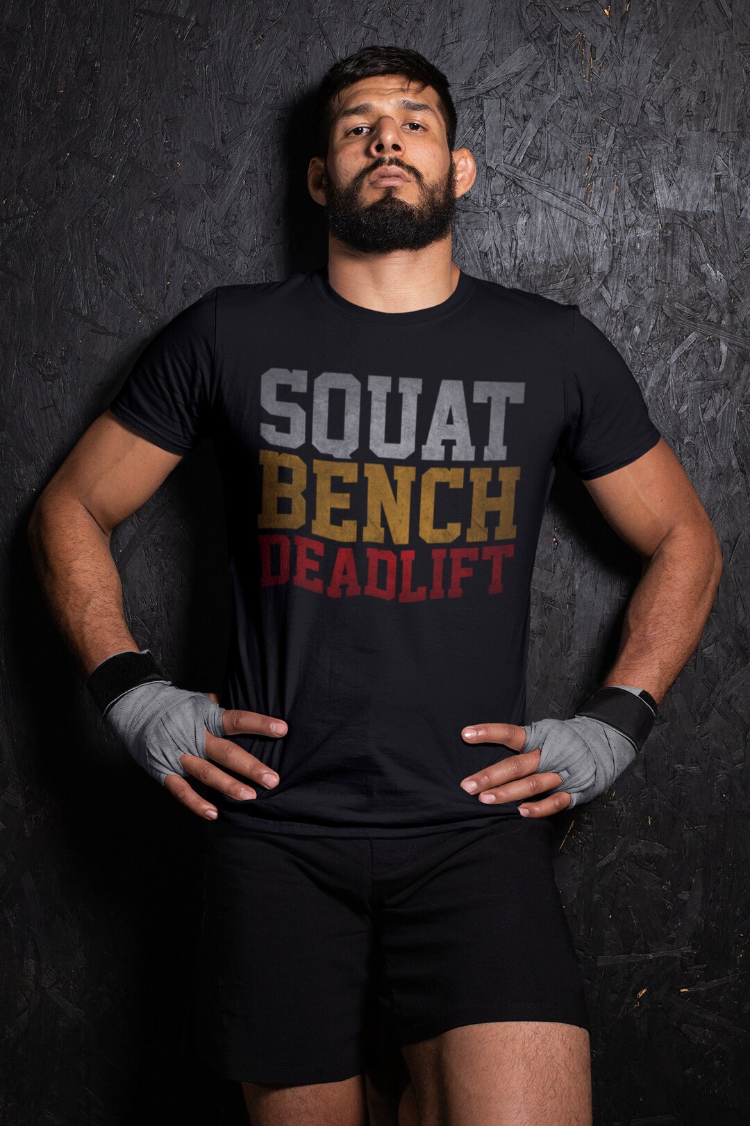 Squat Bench Deadlift T-shirt: Powerlifting Workout Unisex Tee - Etsy