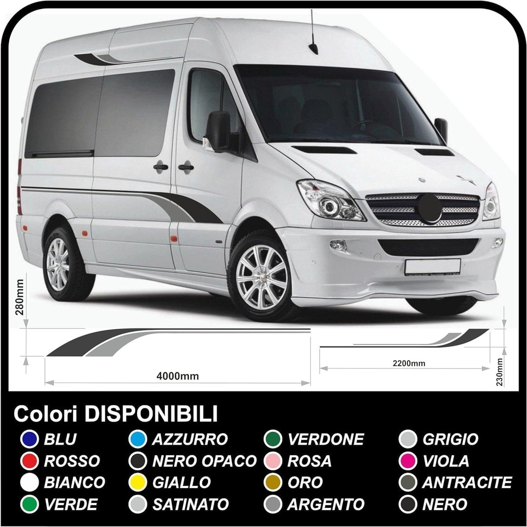 Stickers for CAMPER and MINIBUS Vinyl Graphics Stickers Decals Set ...