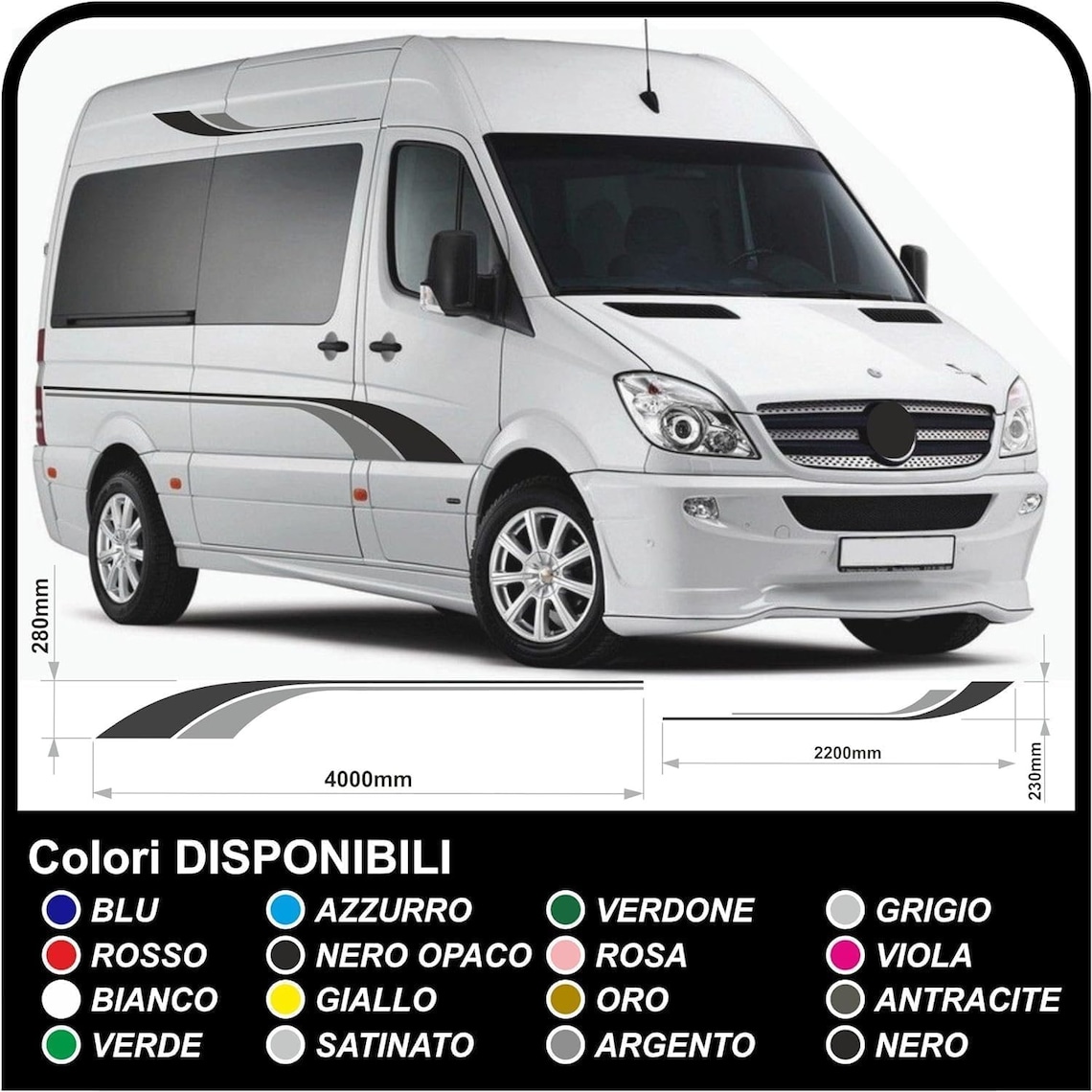 Stickers for CAMPER and MINIBUS Vinyl Graphics Stickers Decals Set ...
