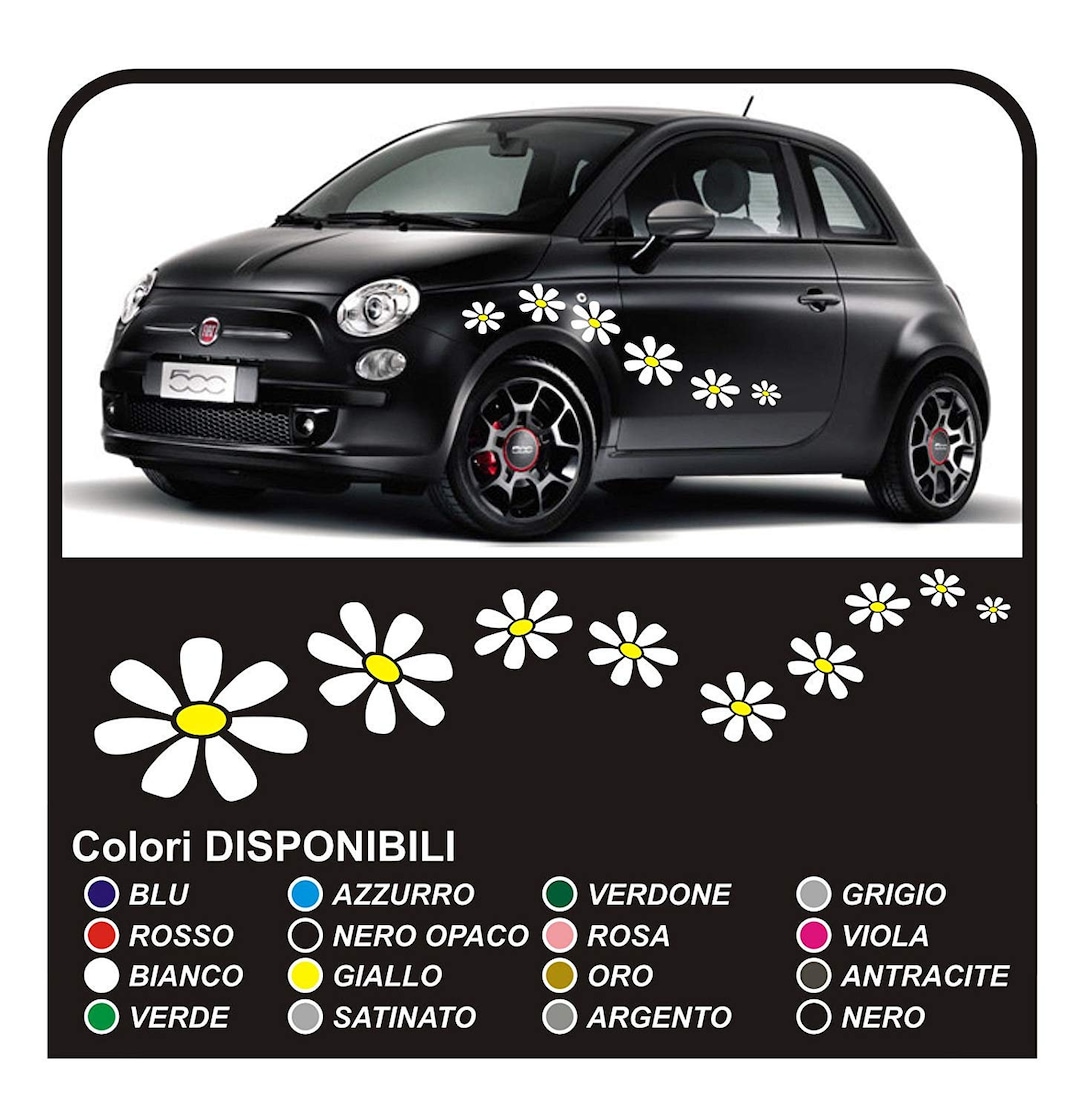 Adhesive Kit 18 Daisies Flower Stickers Car Flowers Stickers - Etsy UK