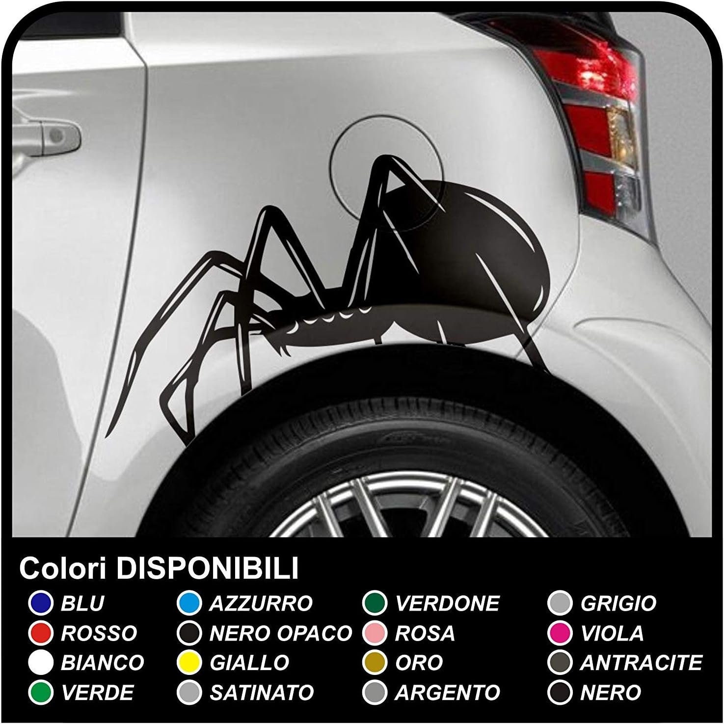 SPIDER SIDE STICKERS for Cars Spider Stickers 60 Cm Car Decoration ...