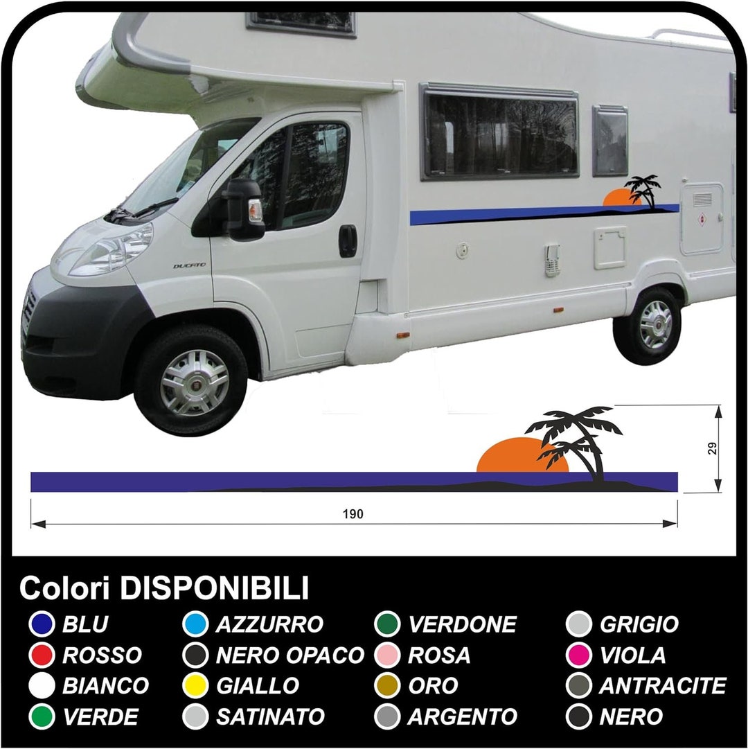 Stickers for CAMPER and Caravan Vinyl Graphics Set Camper Van RV ...