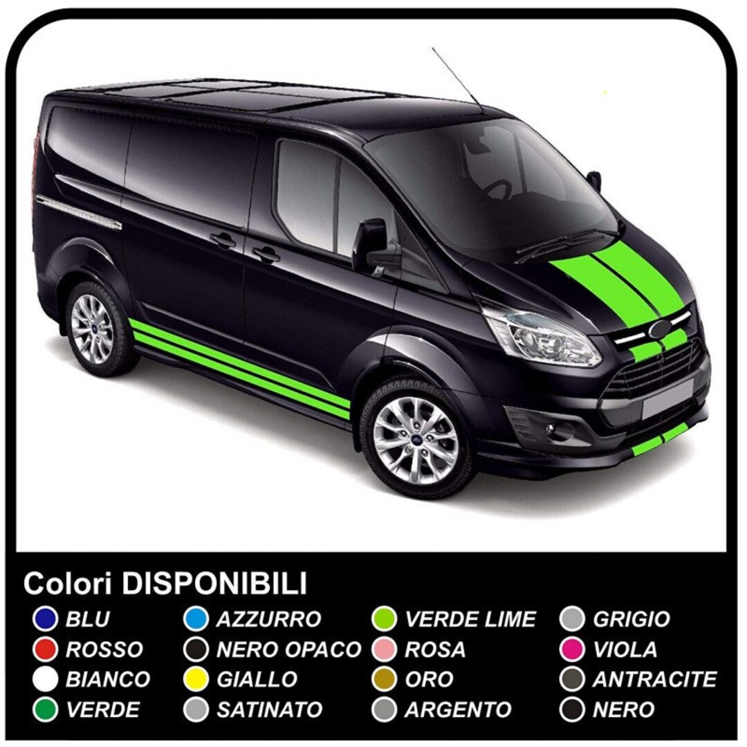 Custom M-SPORT Van Van Graphics Stickers Decals Stripes CAMPER Van and ...