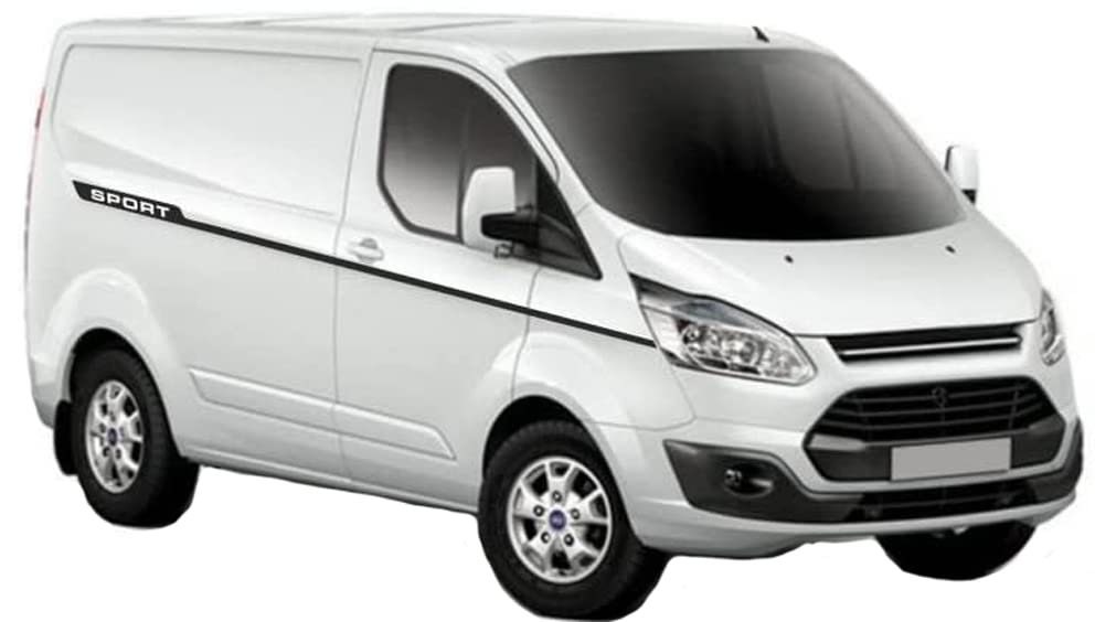 Van Graphic Stickers, Decals, Side Stripes, Customizable Text, Stickers ...