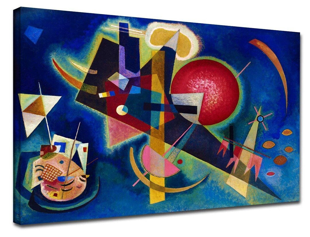 The Framework Kandinsky in Blue - WASSILY KANDINSKY in Blue Picture ...