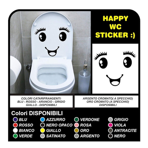 Funny Toilet Sticker - Etsy