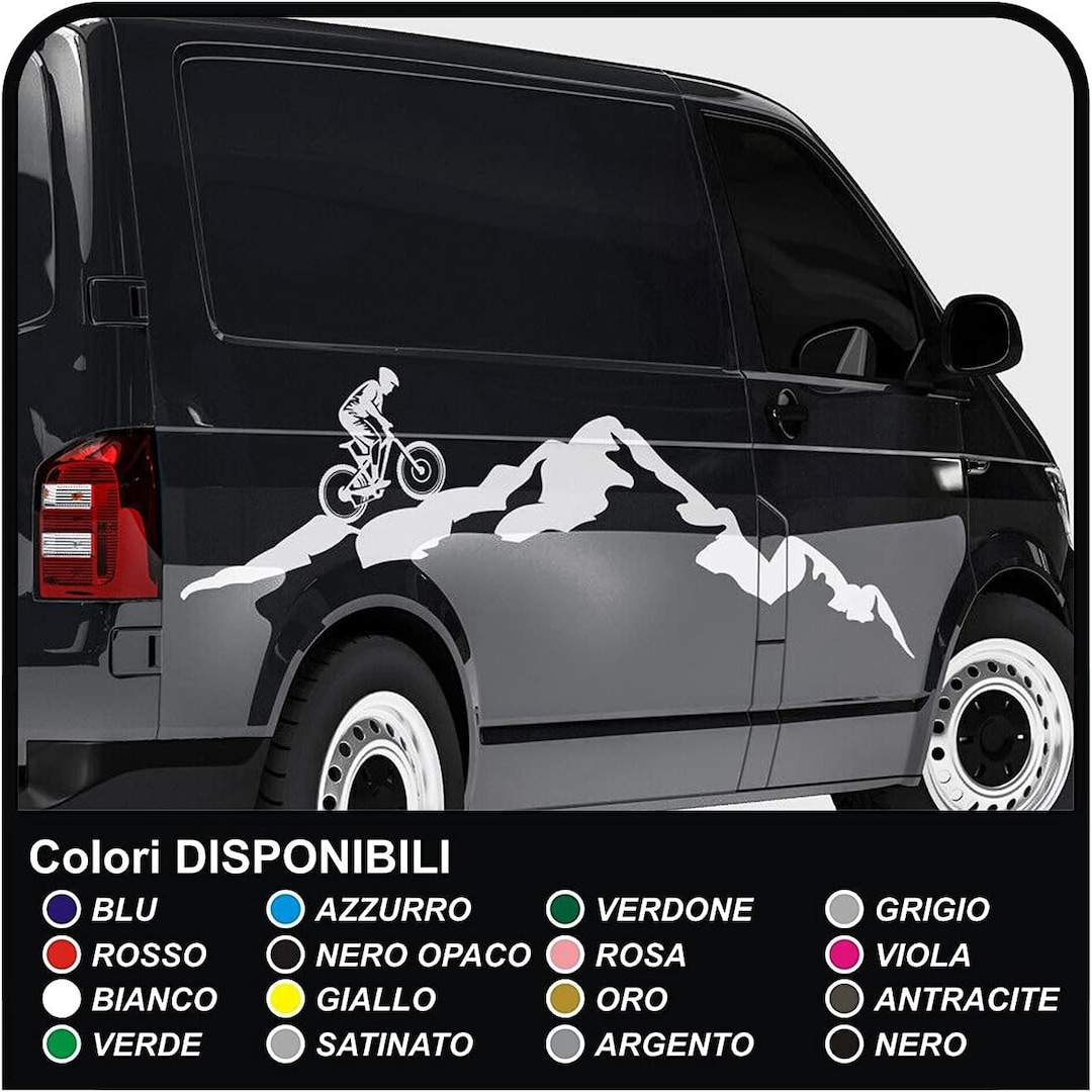 Mountain Stickers Van Graphics Stickers Decals Two-tone Stripes Vans ...