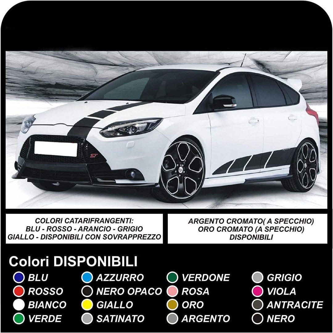 Stickers Complete Kit GRAPHICS STICKERS Focus STRIPES Stickers Decals ...