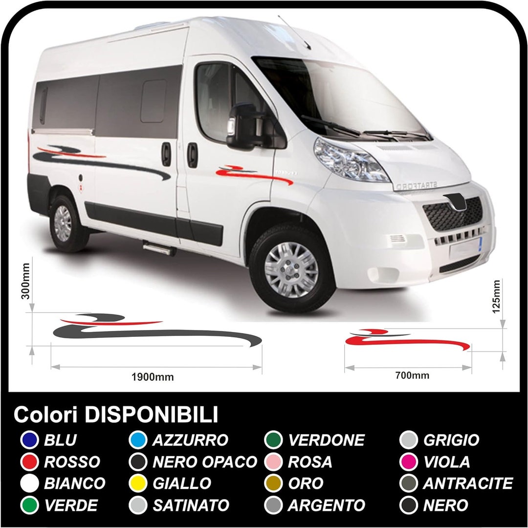 Stickers for CAMPER and Minibus Mini Bus Vinyl Graphics Stickers Decals ...