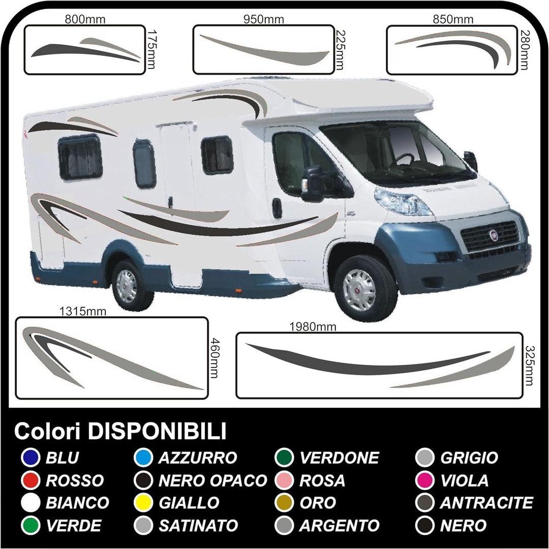Complete Sticker Kit for CAMPER Vinyl Graphics Stickers Decals Set ...