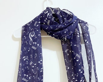 Music Scarf - Etsy