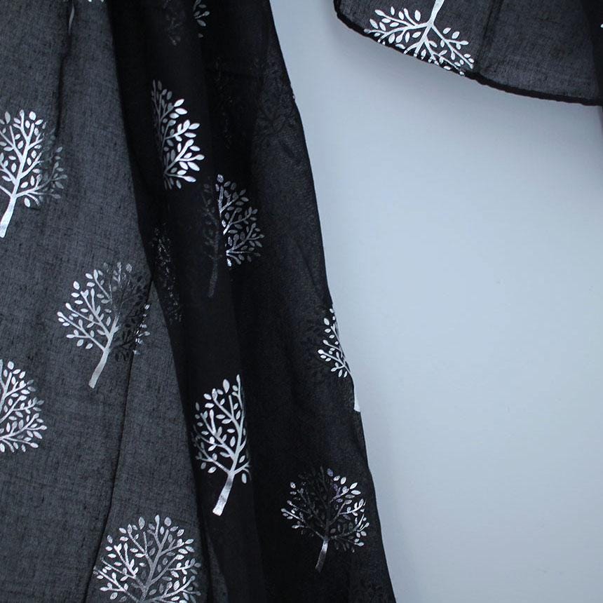 Tree Scarves Green Tree Print Scarf for Women Lightweight Fall Autumn ...