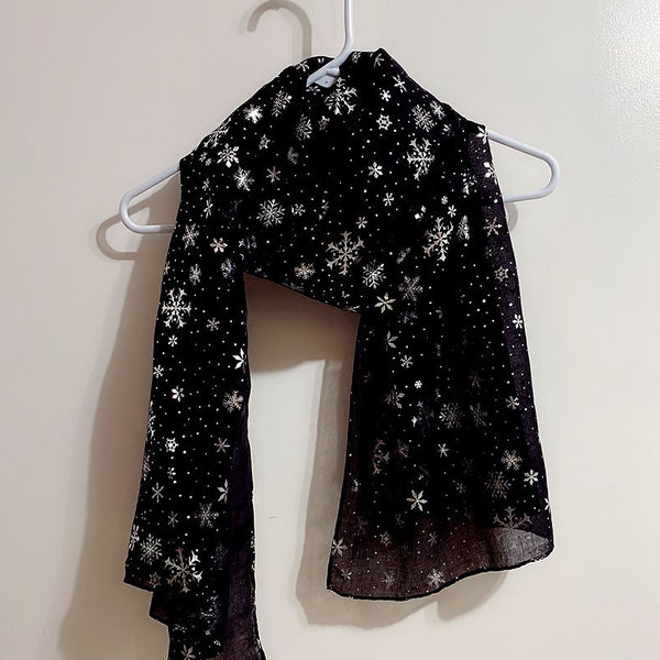 Snowflake Scarf - Etsy