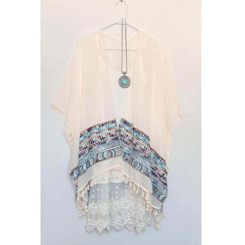 Kimono for Women Daisies - Etsy