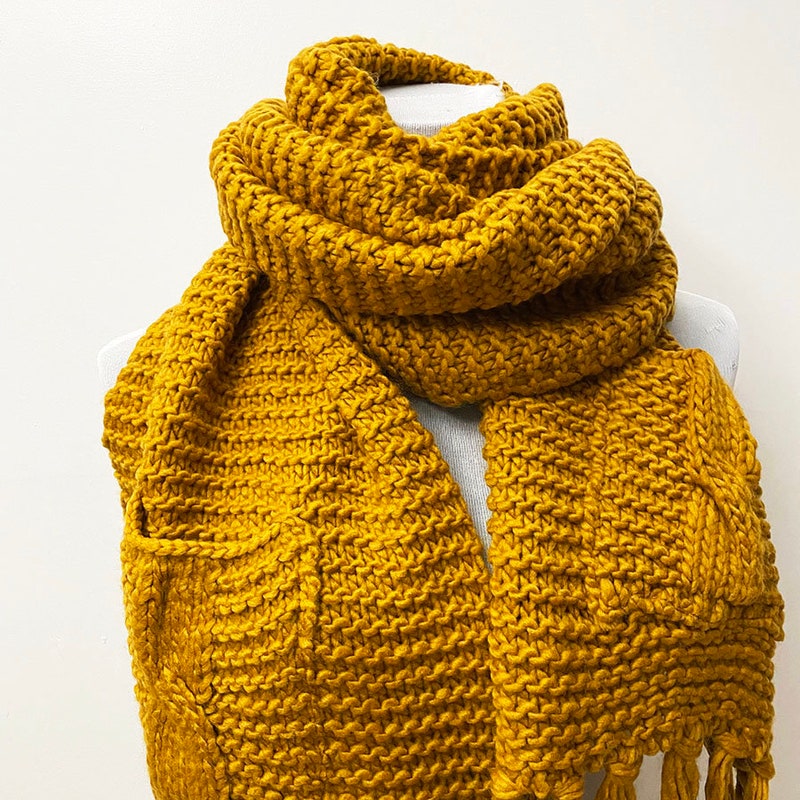 Yellow Scarf - Etsy