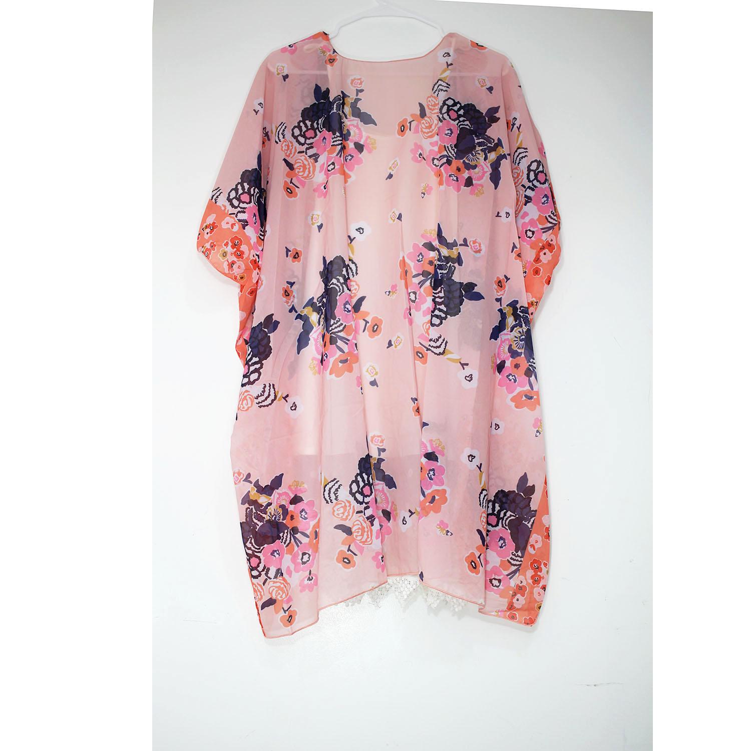 Beige Short Kimono Cardigan, Spring Summer Womens Kimonos, Solid Color ...