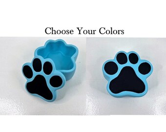 Paw Print Trinket Box - Etsy