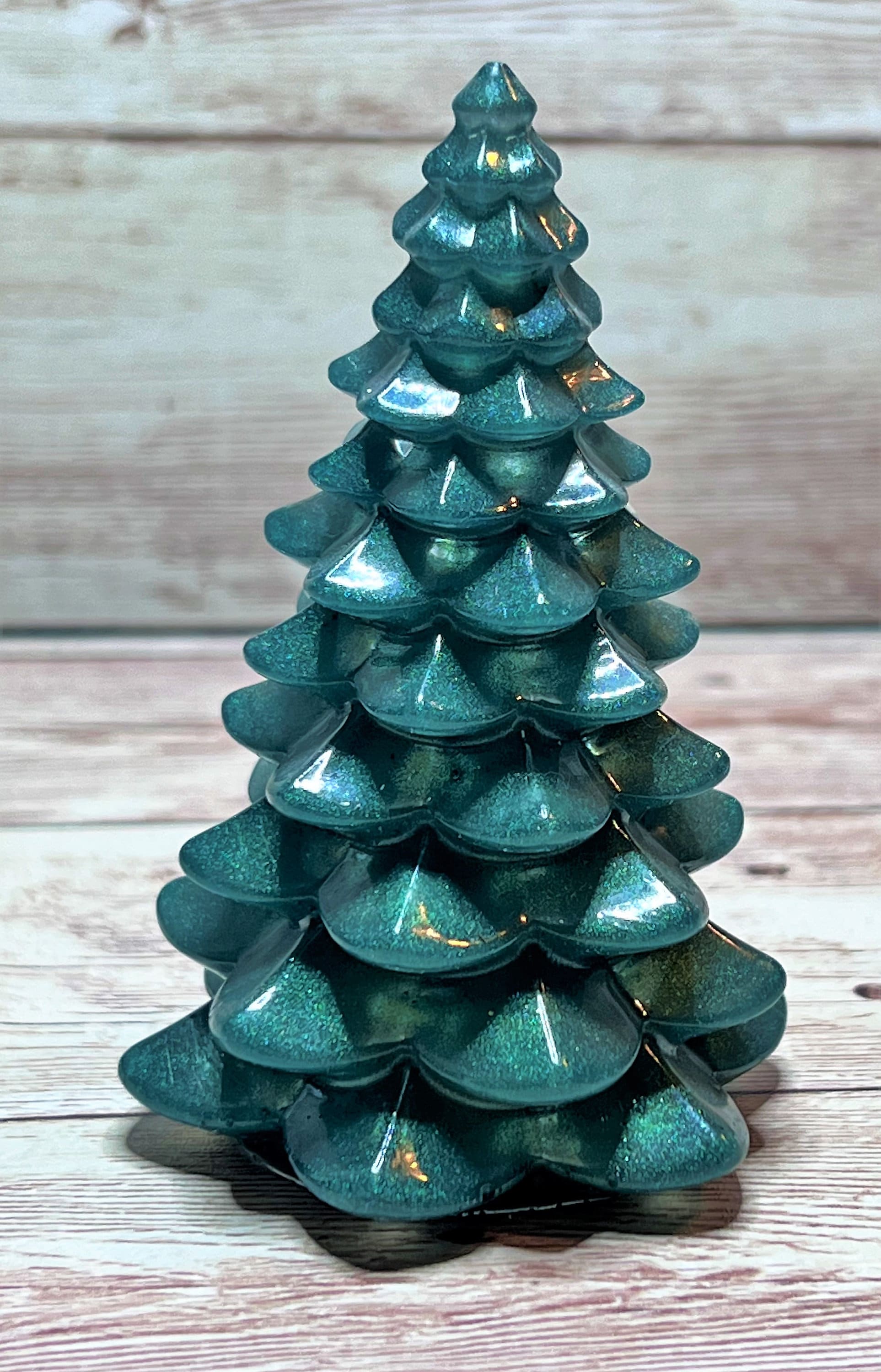 Resin Christmas Tree Evergreen Tree Christmas Decor Tiered - Etsy