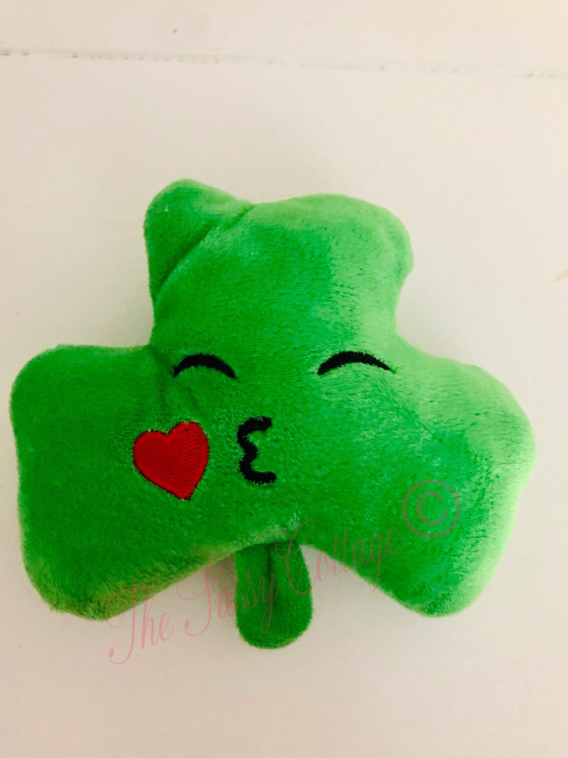 Shamrock Plush Personalized Toy St Patricks Day Clover - Etsy