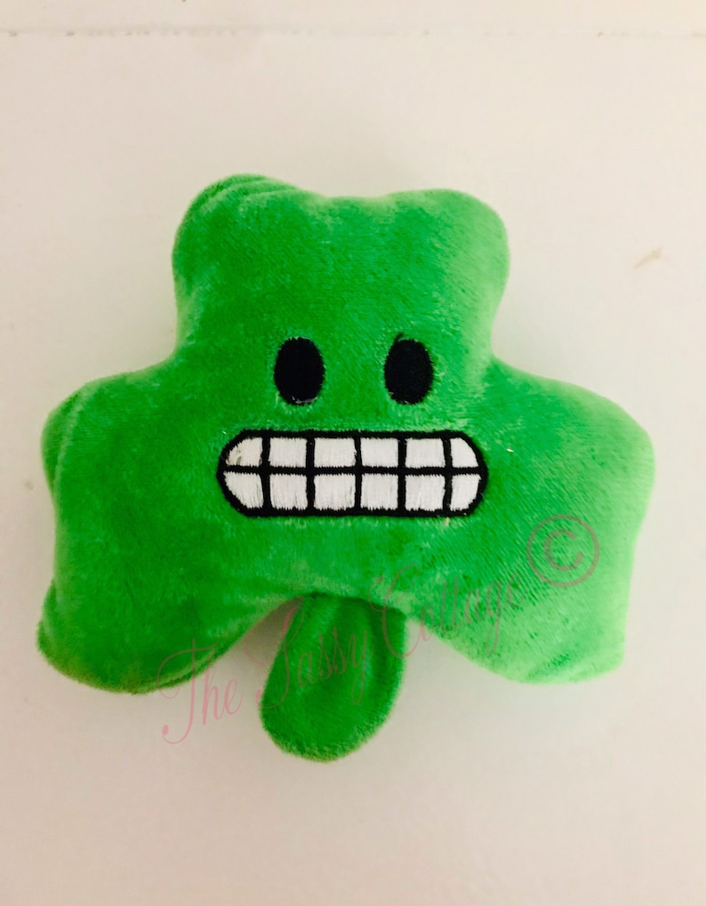 Shamrock Plush Personalized Toy St Patricks Day Clover - Etsy