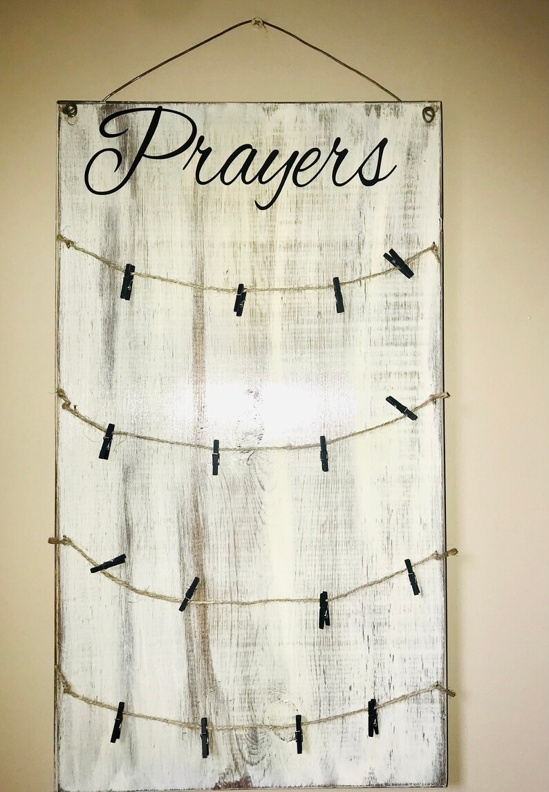 Prayer Board Inspirational Hanging Sign Prayer Reminder - Etsy