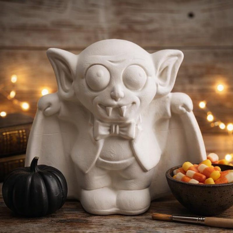 Vampire Ceramic Figurine - Etsy