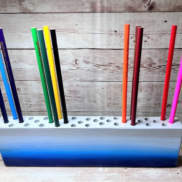 Colored Pencil Holder - Etsy