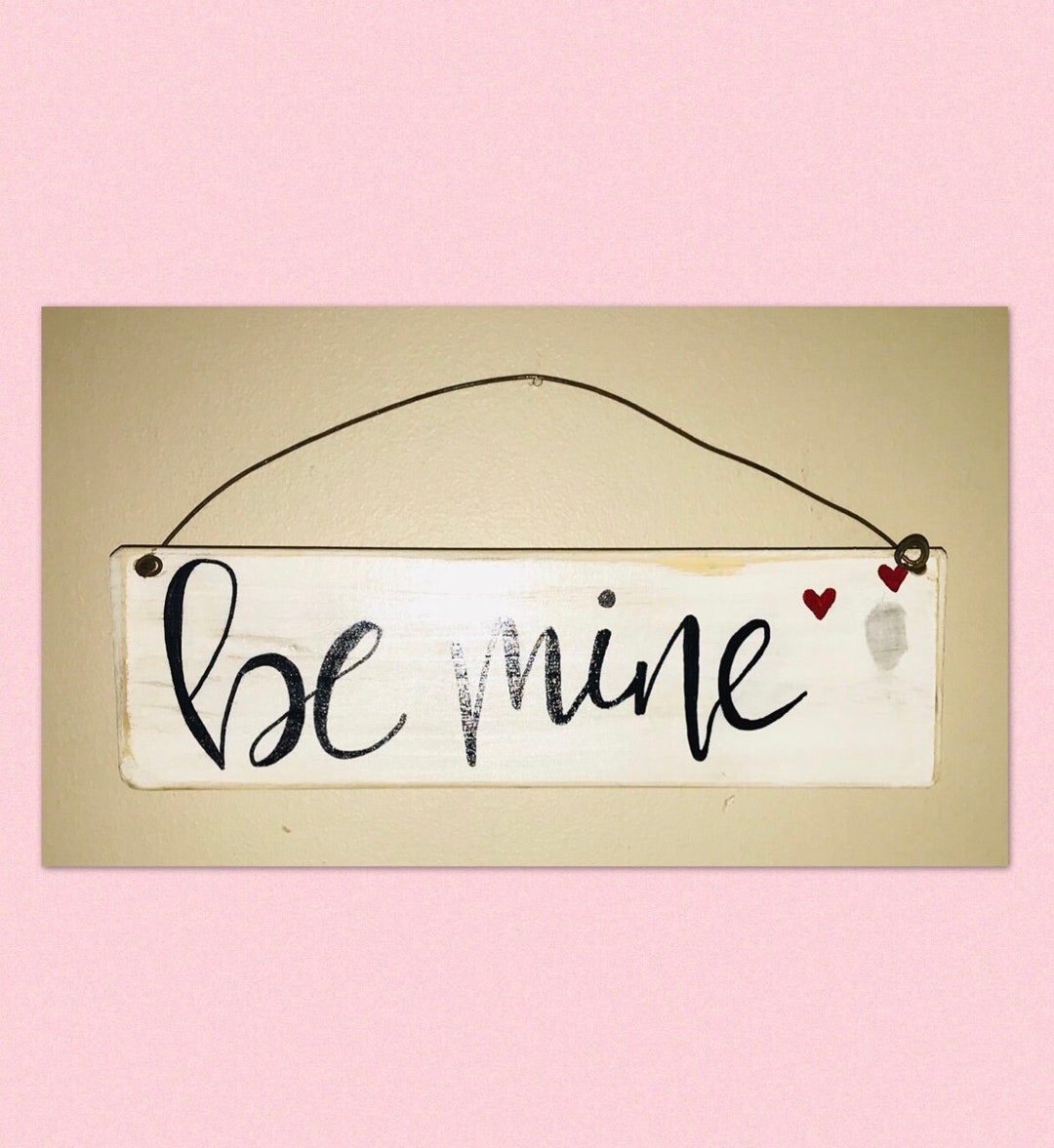 Be Mine Sign, Valentine's Day Sign, Couple Gift, Valentine Gift for Her ...