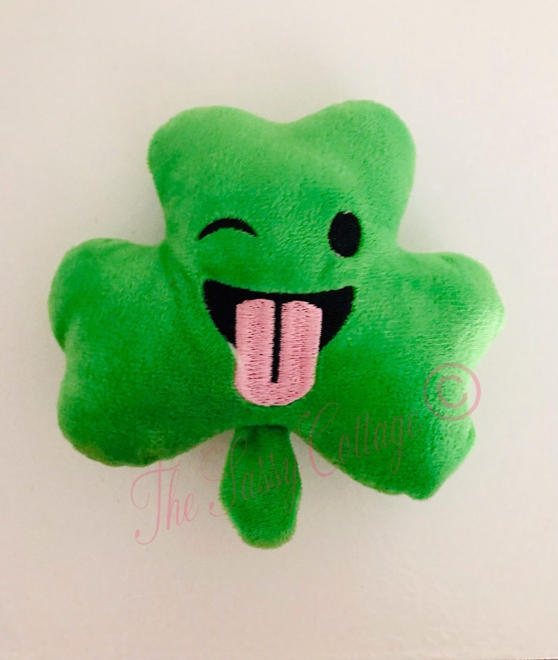 Shamrock Plush Personalized Toy St Patricks Day Clover - Etsy