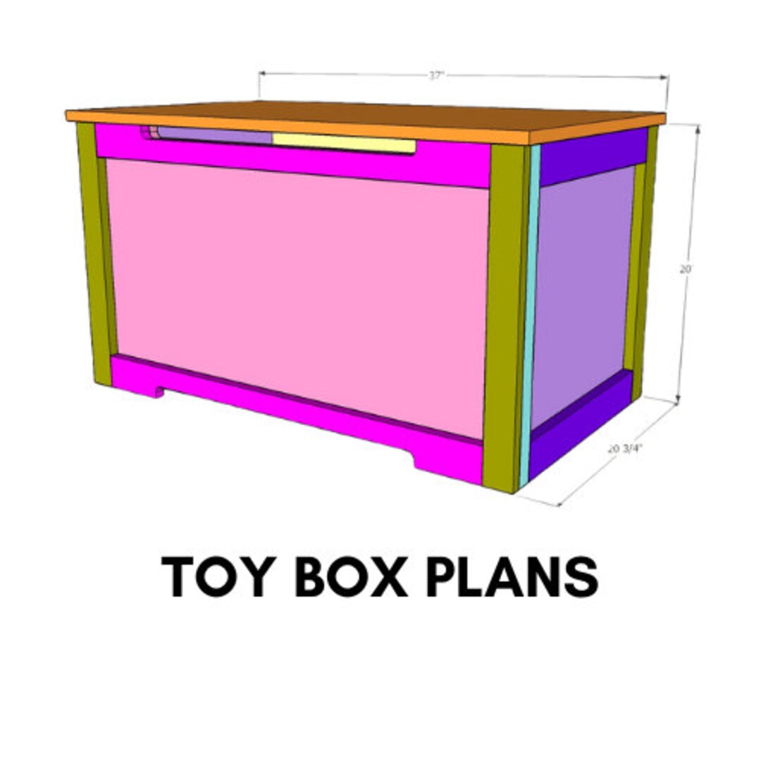 Toy Box Build Plans - Etsy