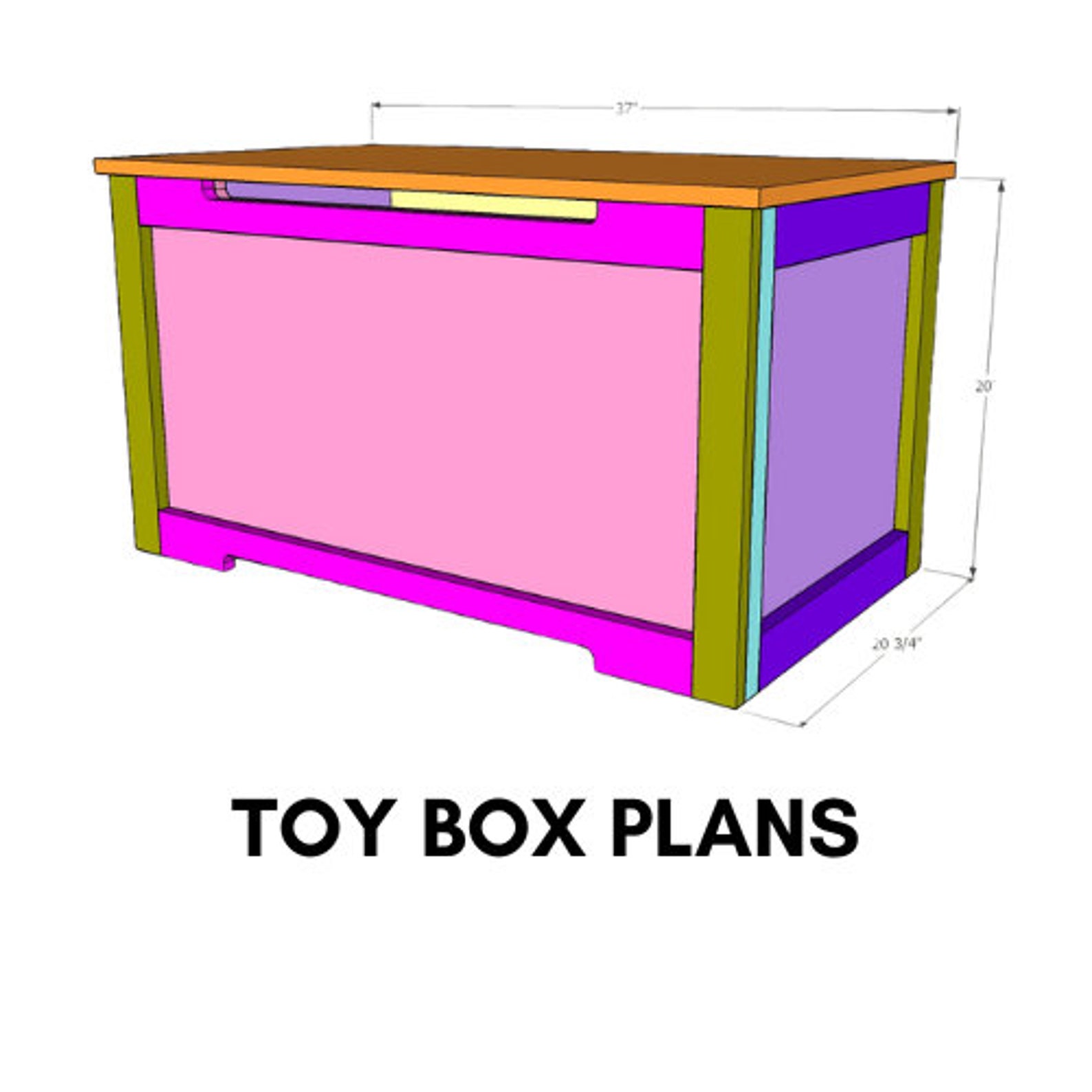 Toy Box Build Plans - Etsy