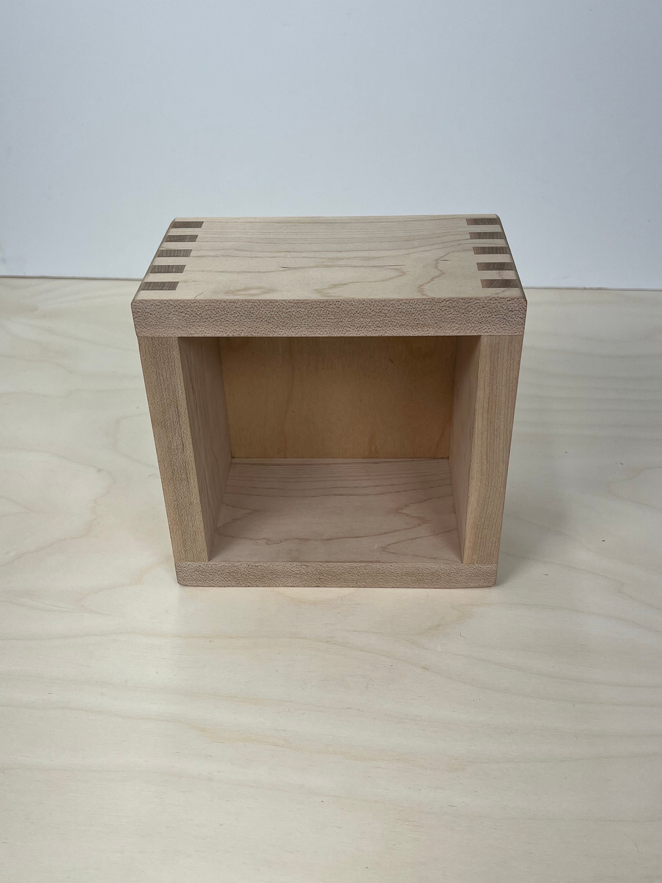Maple Box Joint Catch-all Box - Etsy