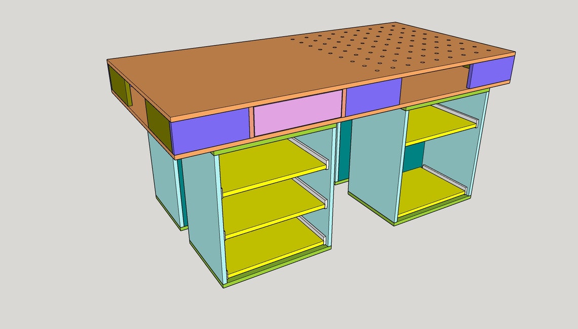 Work Bench Build Plans - Etsy