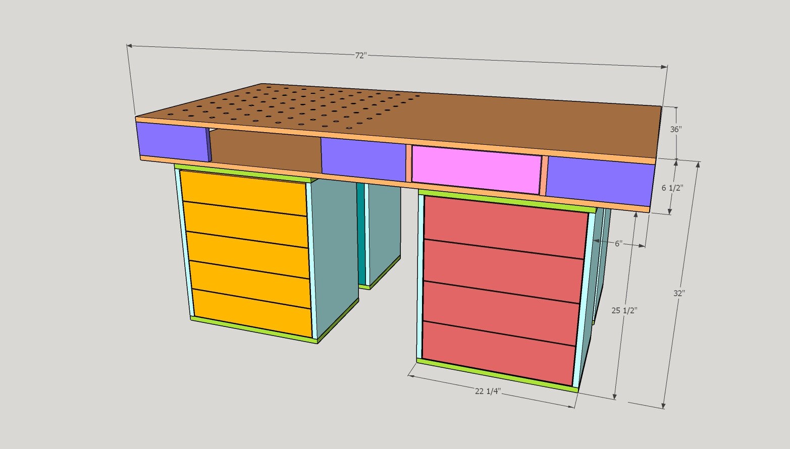 Work Bench Build Plans - Etsy