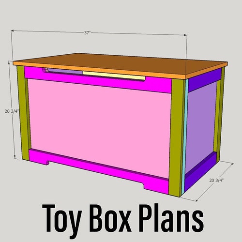 Toy Box Build Plans - Etsy