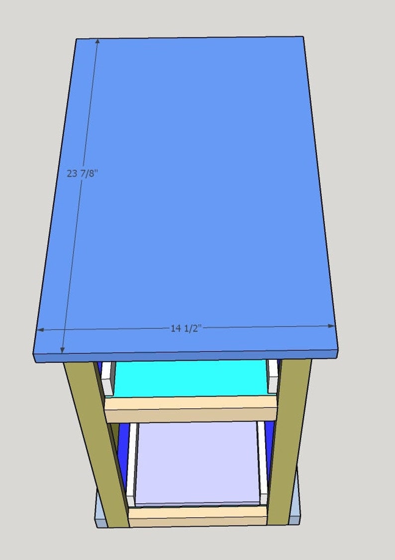 End Table Build Plan - Etsy