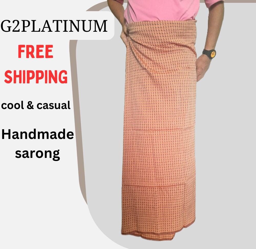 Sarongs for Men, Casual Clothing, Longyi for Men, Muslim Gift, One Size ...