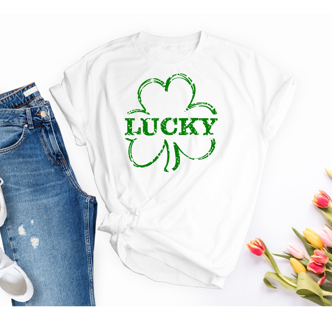 Lucky Svg Shamrock Svg Clover Svg St Patrick Day Svg Irish - Etsy