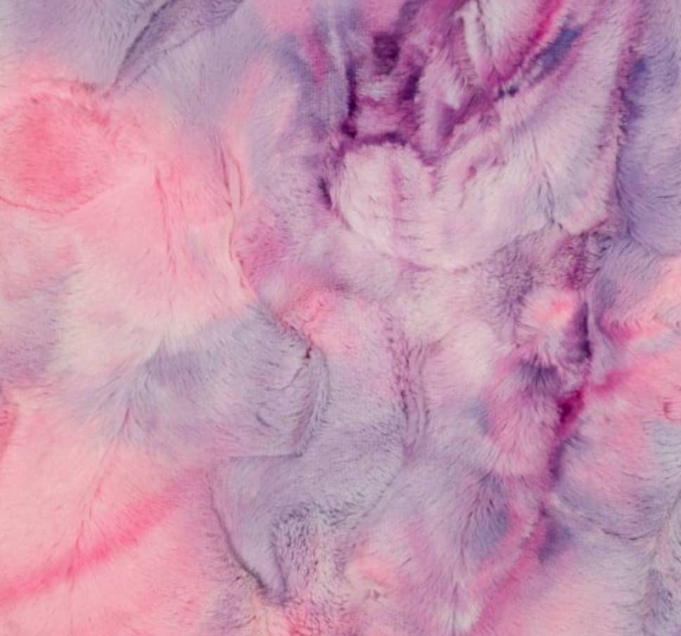 Purple and Pink Mermaid Tail/scale Pattern on Cuddle Minky | Etsy