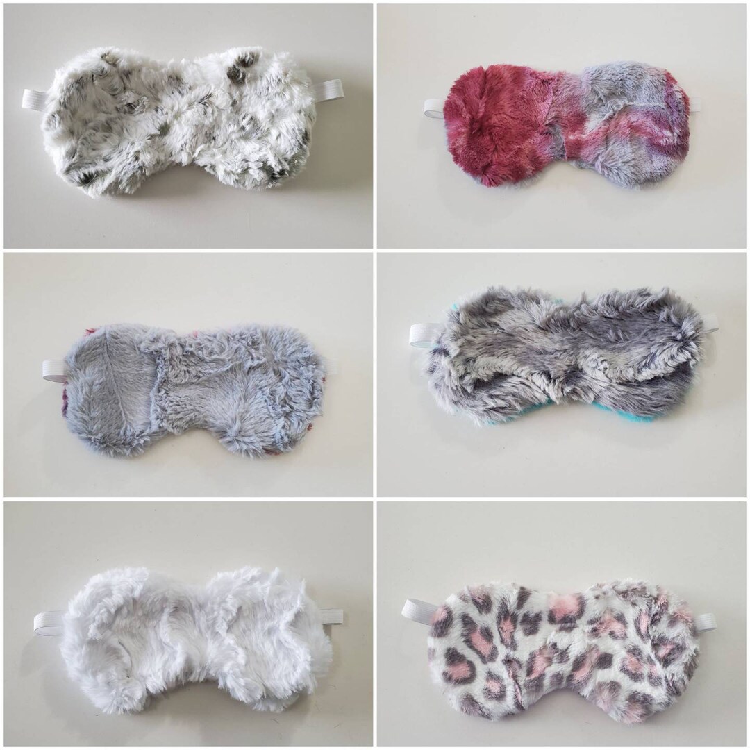 Minky Sleep Eye Mask | Soft Spa Feel | Faux Fur Elegance | Inventory on ...