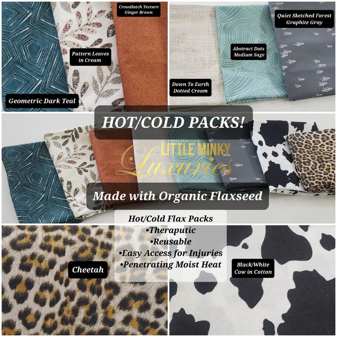 Hot Cold Pack | Flaxseed | Cold Pack | Heat | Comfort | Soothing | Kid ...