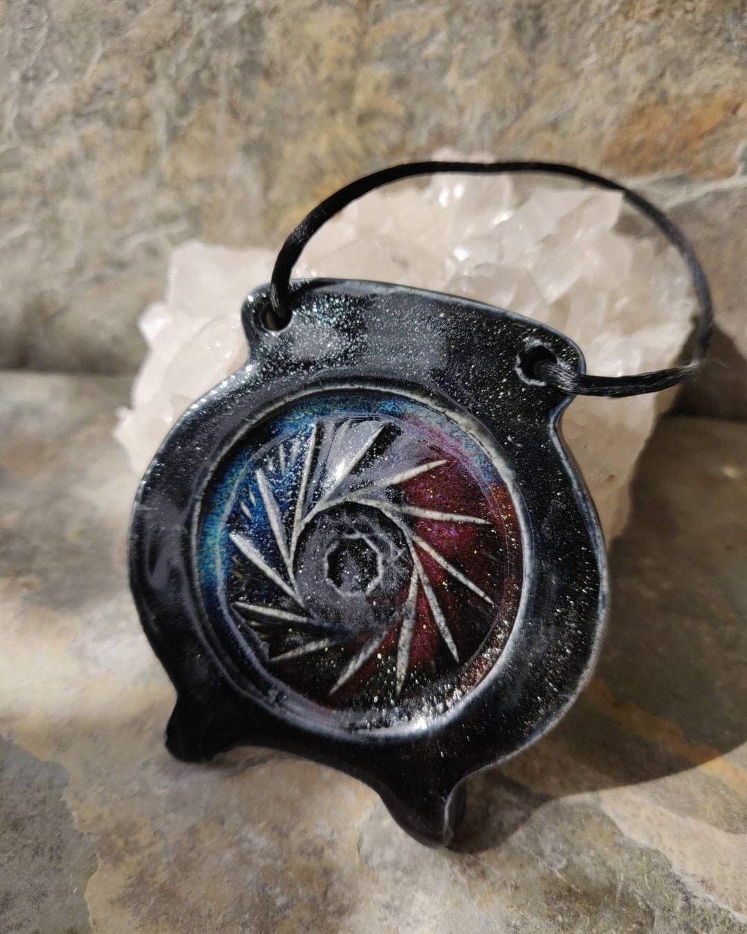 Galaxy Cauldron Ornament - Etsy
