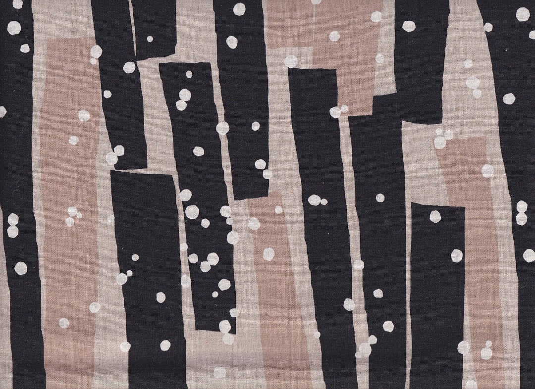25.90 Eur/meter Kokka Echino Japanese Fabrics Cotton Linen Canvas 50cm ...
