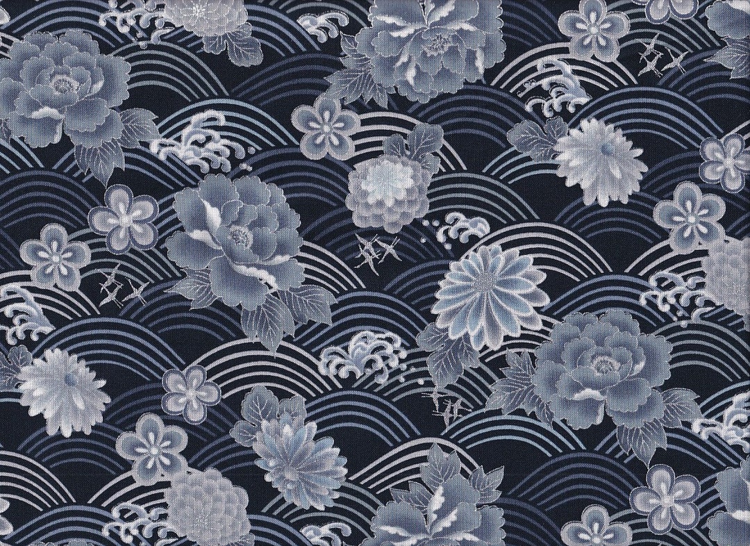 Buy 22.90 Eur/meter Traditional Japanese Fabrics Cotton Sold by the ...