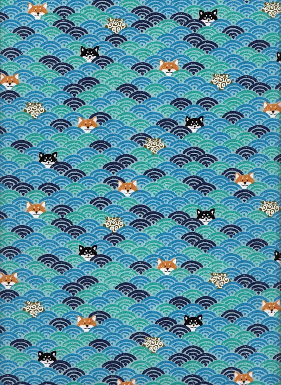 29.90 Eur/meter Waxed Canvas Laminated Japanese Cotton Fabric 50 Cm X ...