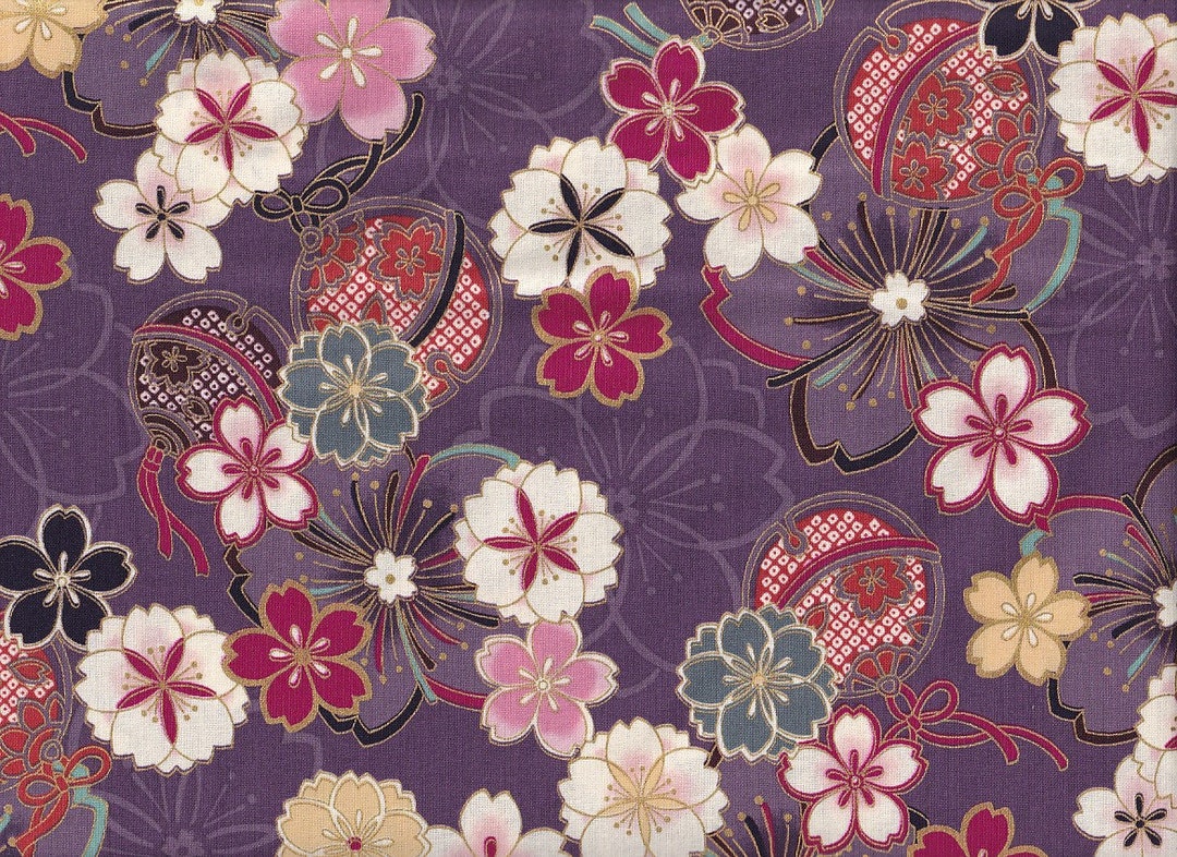 22.90 Eur/meter Japan Fabric Traditional Cotton Quilt Gate 50 Cm X 110 ...