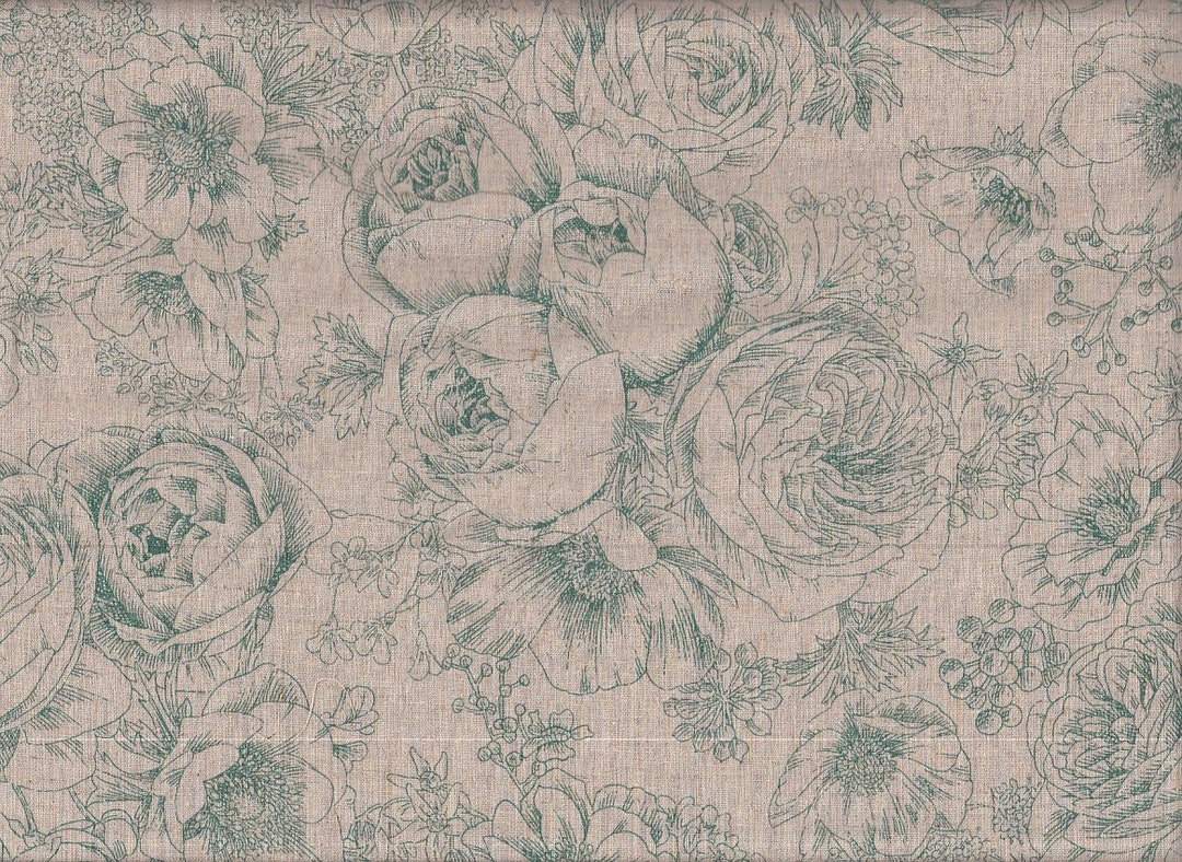 29.00 Eur/meter Oilcloth Laminated Japanese Fabric Cotton Linen 50 Cm X ...