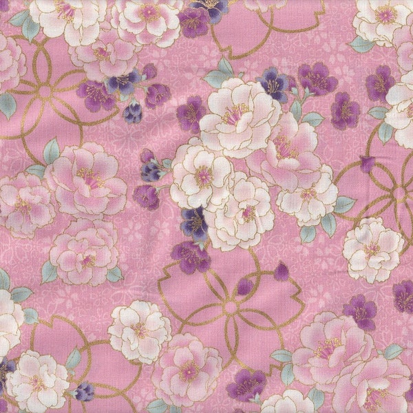 Sakura Flower Fabric - Etsy