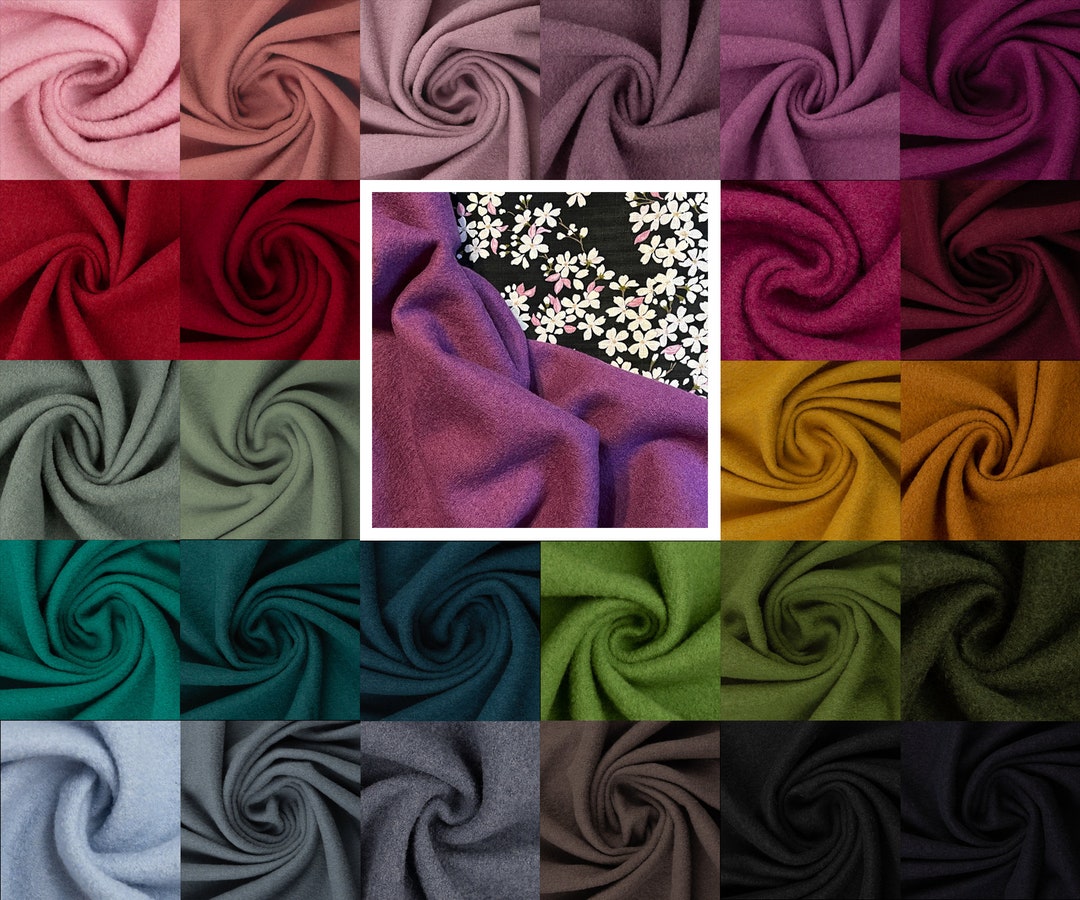 24.90 Eur/meter Walkloden Wool Walk Fabric 100% Virgin Wool - Etsy