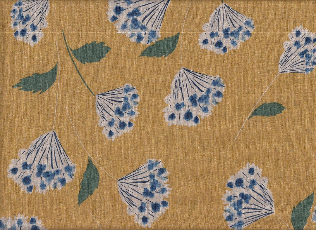 30.00 Eur/meter Japanese Oilcloth Coated Cotton Linen 50 Cm X 110 Cm ...